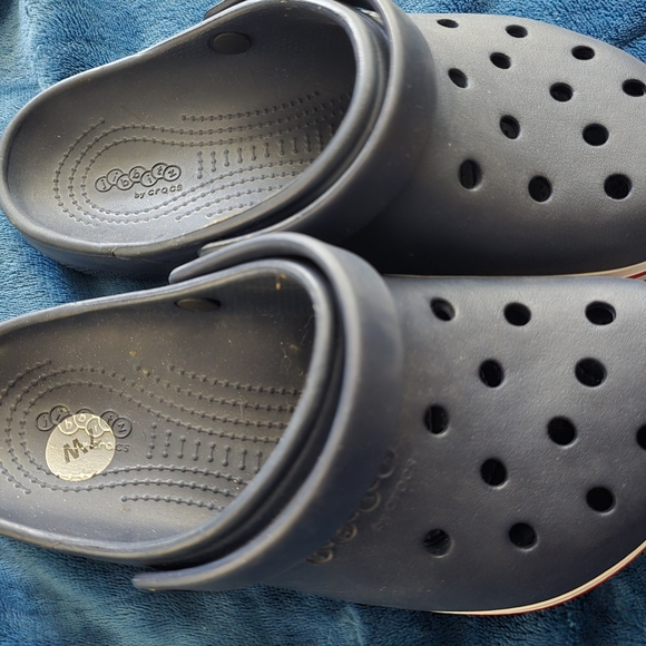 CROCS | Shoes | Crocs Mens Navy Blue Clogs | Poshmark